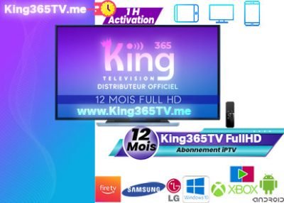 Abonnement King365TV PREMIUM FULLHD 6 Mois - KING365TV
